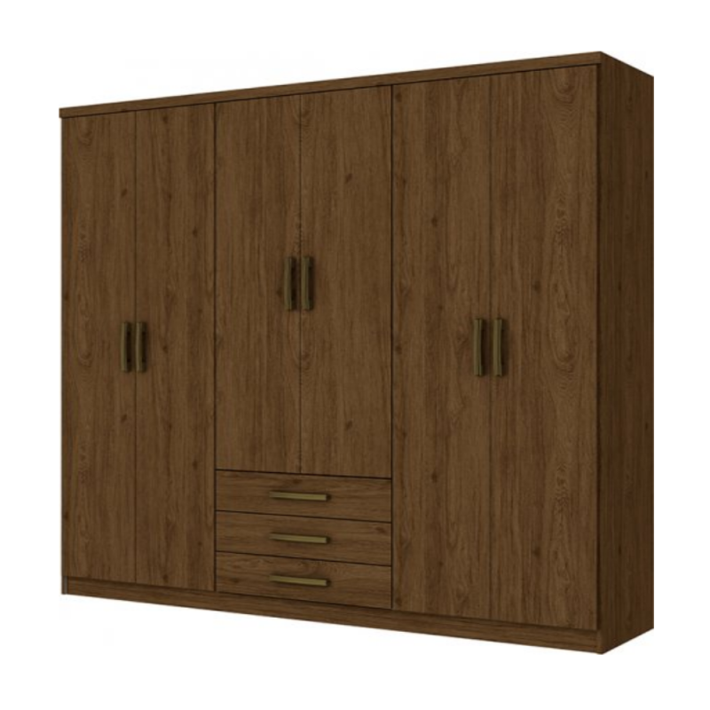 ROPERO HENN 6P CAJU CASTANHO HP